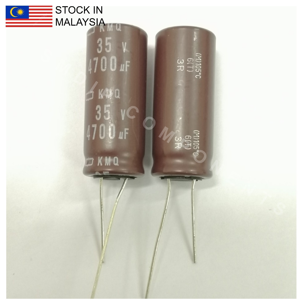 Japanese-Grade 4700uF 35V 105°C, Radial Capacitor, 16mm x 36mm | Shopee ...