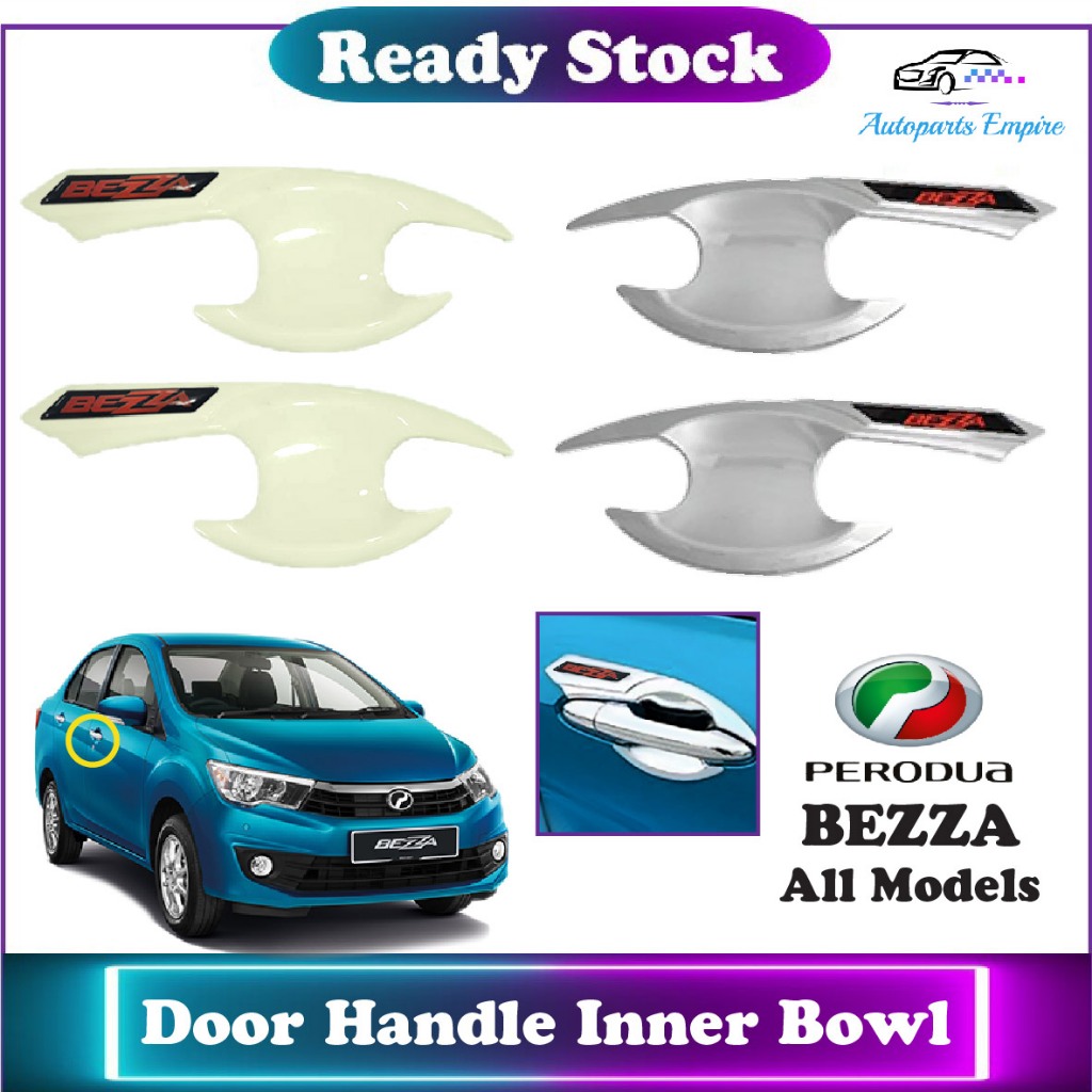 Perodua Bezza 】 Door Handle Inner Bowl Cover Trim - Matte Black ...