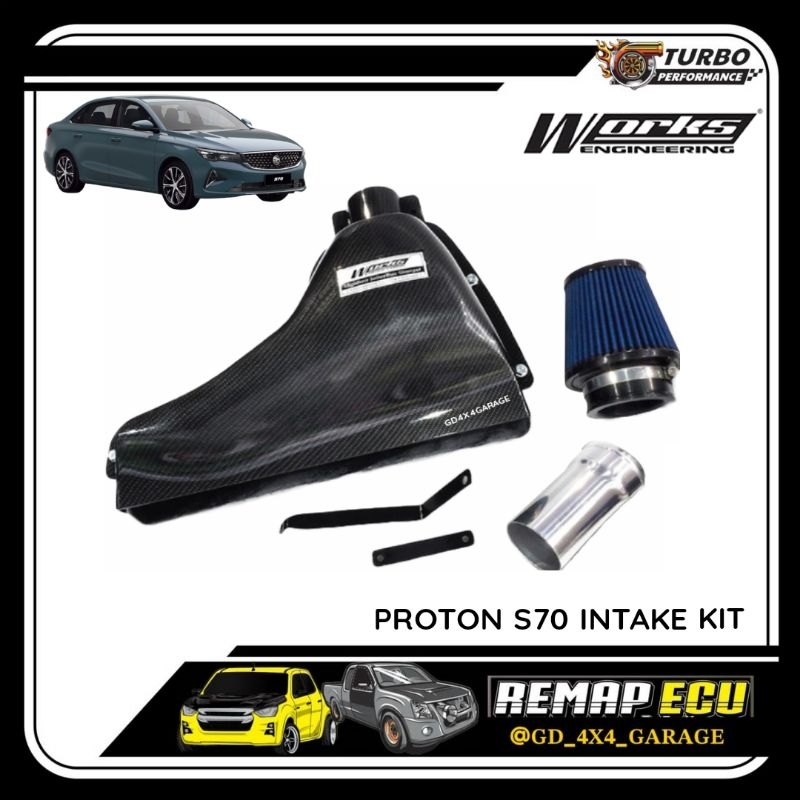 Works Proton S70 High-Flow Air Intake Kit | Shopee Malaysia