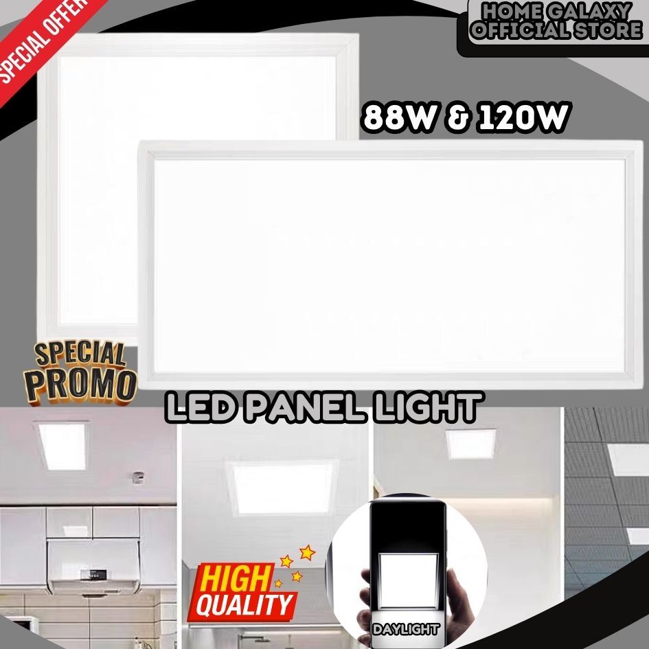 LED Backlit Panel Light 88W 120W Office Lighting 2x2ft 2x4feet Panel ...