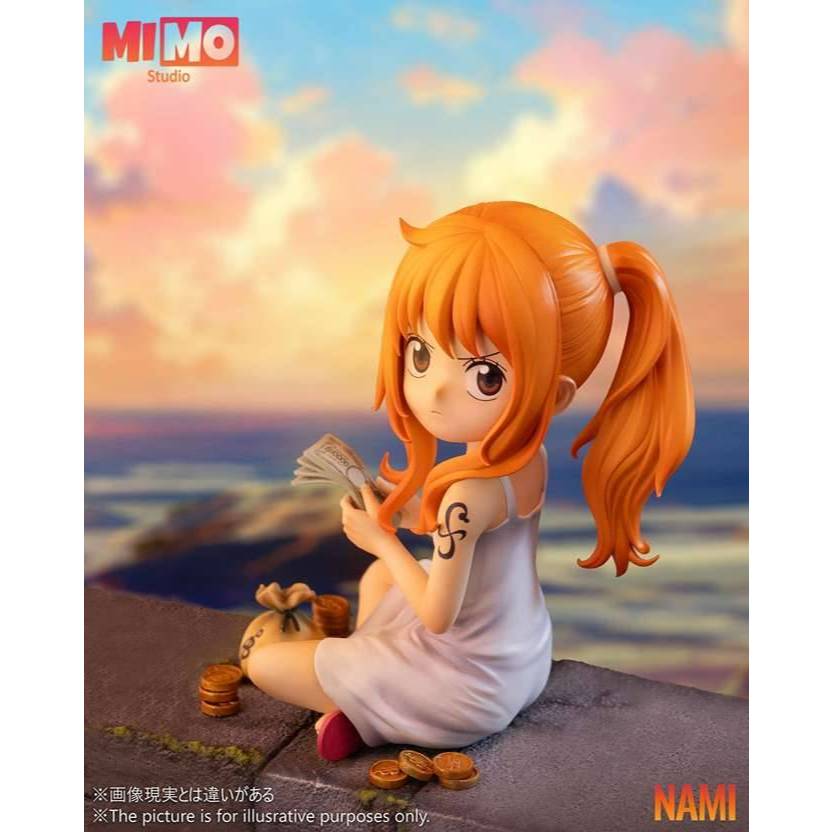 Mimo Studio - Childhood Nami One Piece Resin Statue GK Anime Figure ...