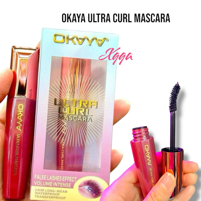 (exp 2028) OKAYA ULTRA CURL MASCARA false lashes effect volume intense ...
