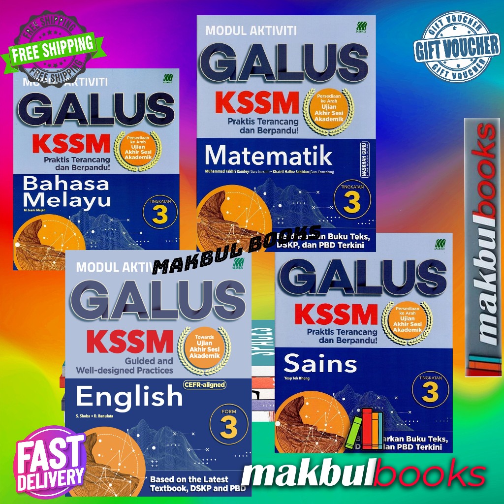 SASBADI: MODUL AKTIVITI GALUS KSSM TINGKATAN / FORM 3 UASA | Shopee Malaysia