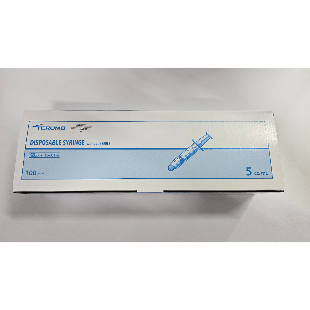 Terumo Syringe 5ml Luer Lock ( 1box/100'pcs) | Shopee Malaysia
