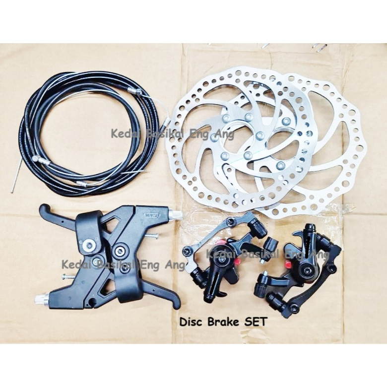 Disc Brake depan belakang sesuai untuk basikal yang ada tapak pasang ...