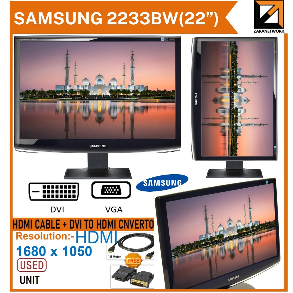 Samsung LED / LCD 20 ~ 24 inch WIDESCREEN LED MONITOR LCD MONITOR ...