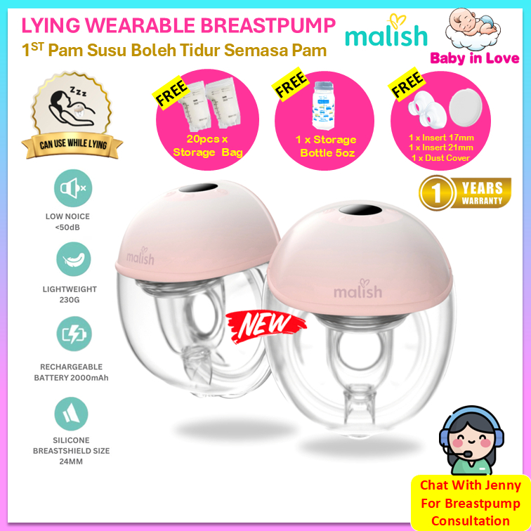[NEW] [Boleh Tidur Pam] Malish Lying Wearable Handsfree Pump | Shopee ...