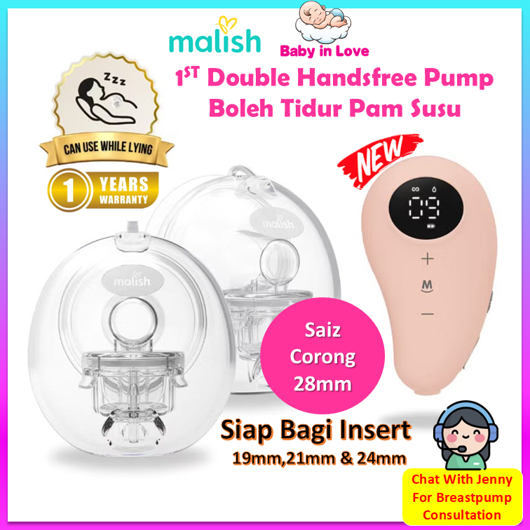 [NEW] [ Boleh Tidur Pam Susu] Malish Lying Double Rechargeable Handsfree Pump | Shopee Malaysia