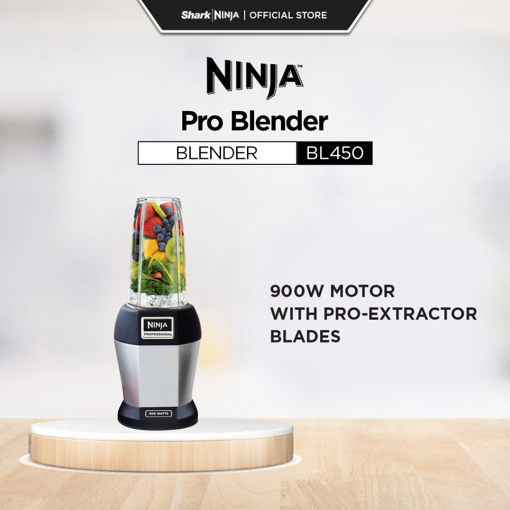 Ninja Personal Blender,Pro-Extractor Blades,2 On the Go Cups,500ml ...