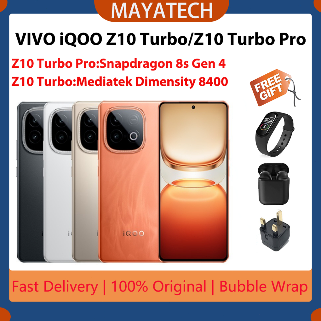 VIVO iQOO Z10 Turbo+ Mediatek Dimensity 9400+ 8000mAh 90W/iQOO Z10 Turbo/iQOO Z10 Turbo Pro ...