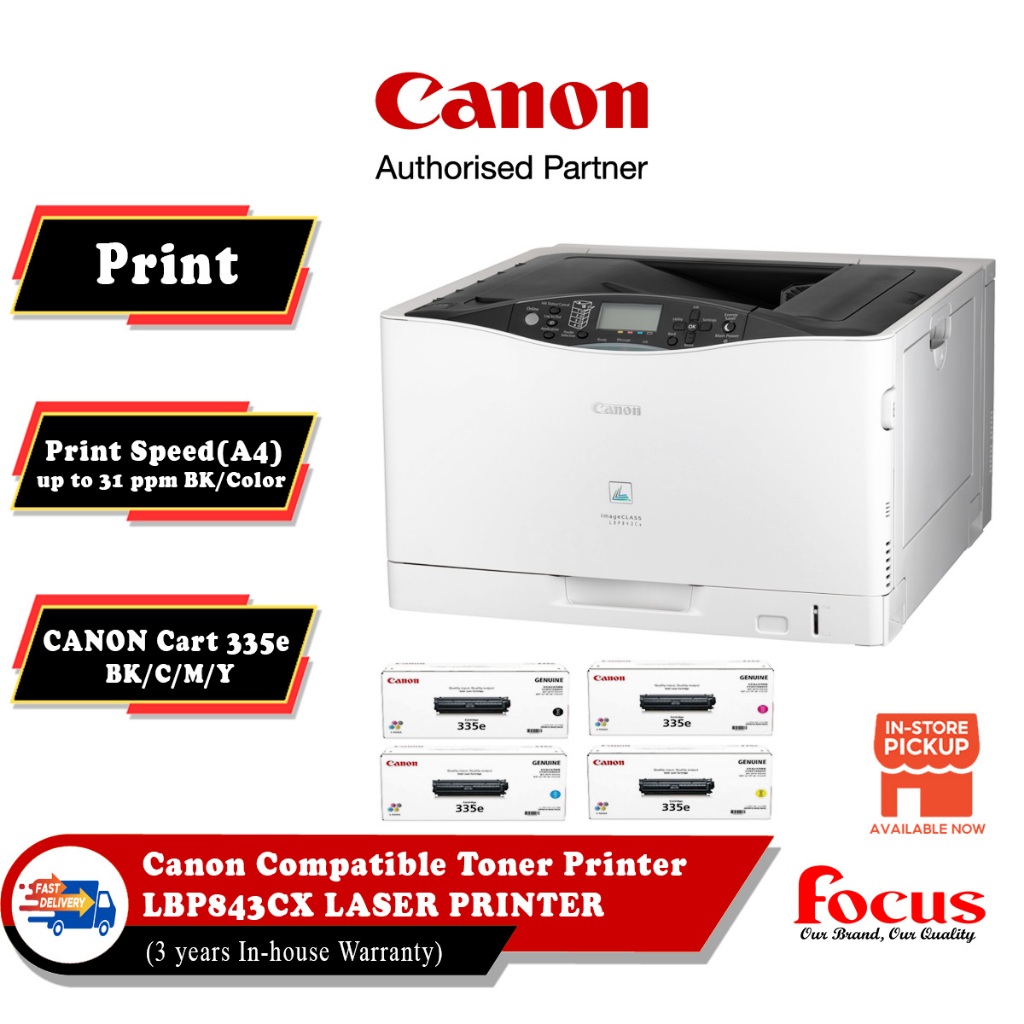 Canon Imageclass LBP843CX Colour A3 Laser Beam Printer | Shopee Malaysia