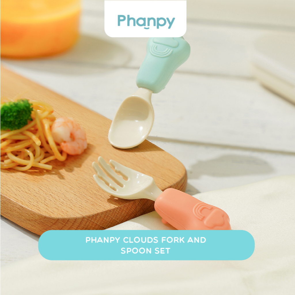Phanpy Clouds Baby Fork And Spoon Set | Shopee Malaysia