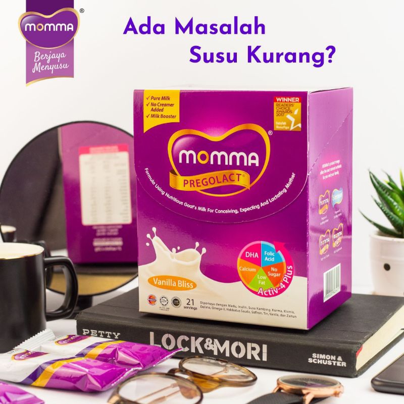 Momma Pregolact Milk Booster | Nutrisi Ibu untuk Hamil dan Ibu Menyusu ...