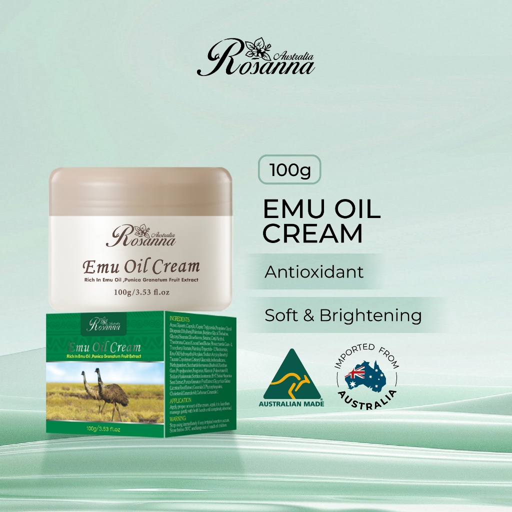 LAROSANNA Australia Emu Oil Cream - Moisturizing & Revitalizing Face Cream (100 gr) | Shopee ...