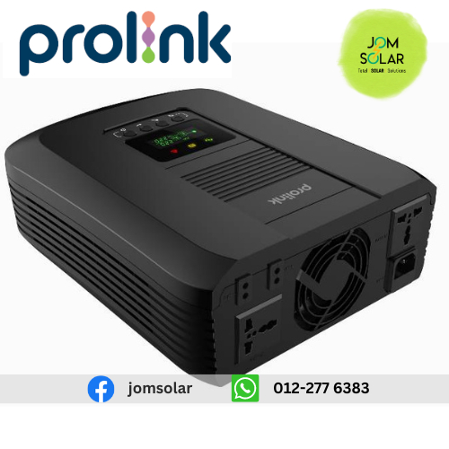 Prolink IPS Series Power Inverter with LCD Display1200VA/1000W (12Vdc ...