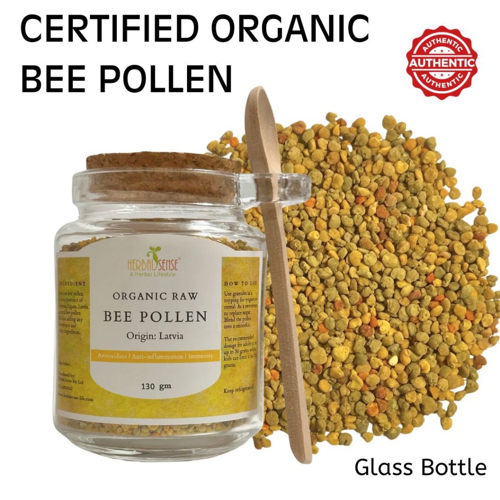 Herbal Sense Organic Raw Bee Pollen From Turkey Build Immunity | Shopee ...
