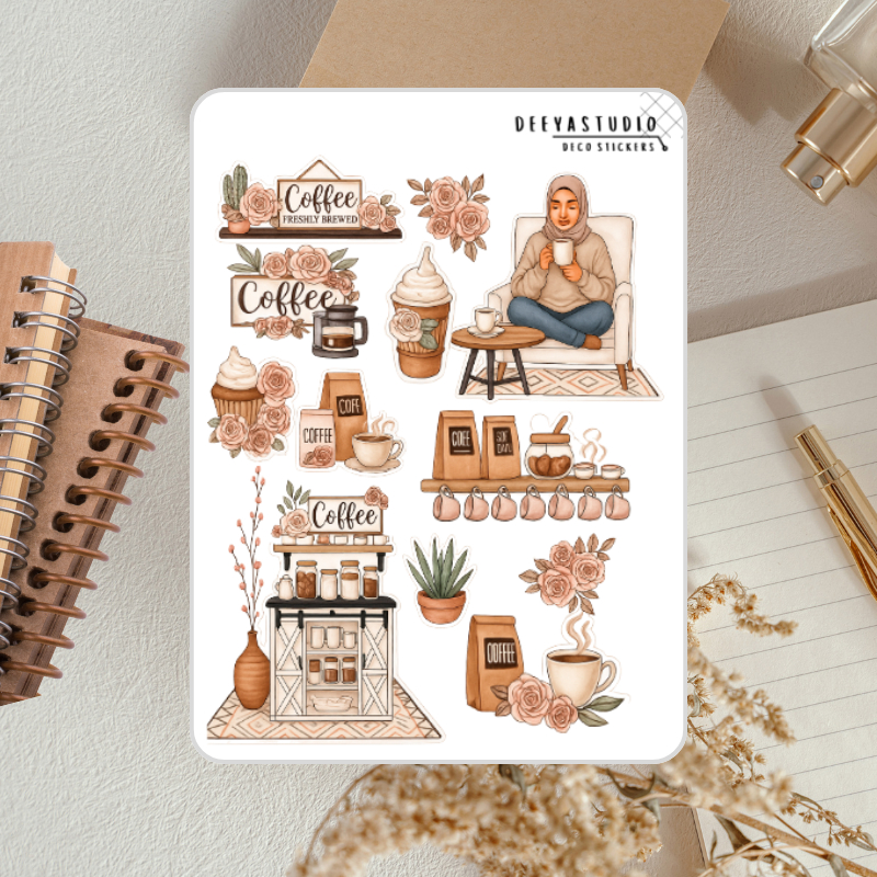 PLANNER STICKERS\GIRL STICKER\ JOURNAL STICKER AS3 | Shopee Malaysia