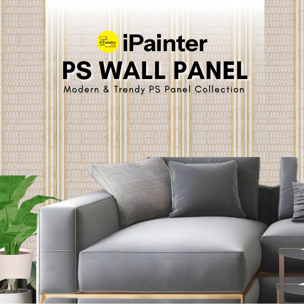 Panel Dinding Jalur Moden / PS Wall - Sesuai untuk dinding yang moden ...