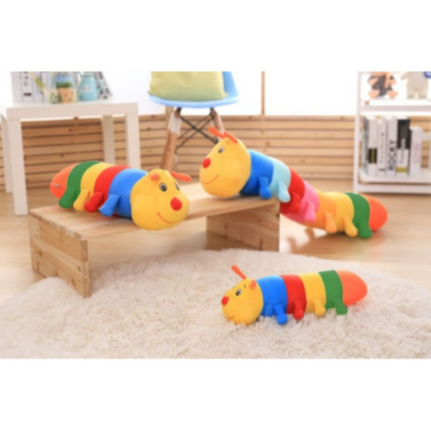 Caterpillar stuffed toy Caterpillar bolster plush toy Foam particles ...