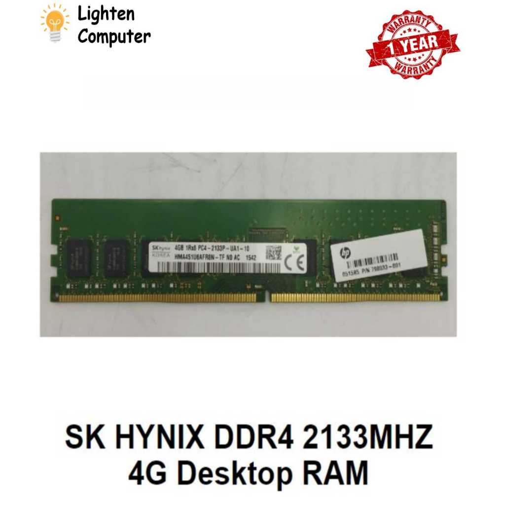 【USED】 SK HYNIX DDR4 2133Mhz 4GB / 8GB / 16GB | PC4 2133 | DESKTOP RAM ...