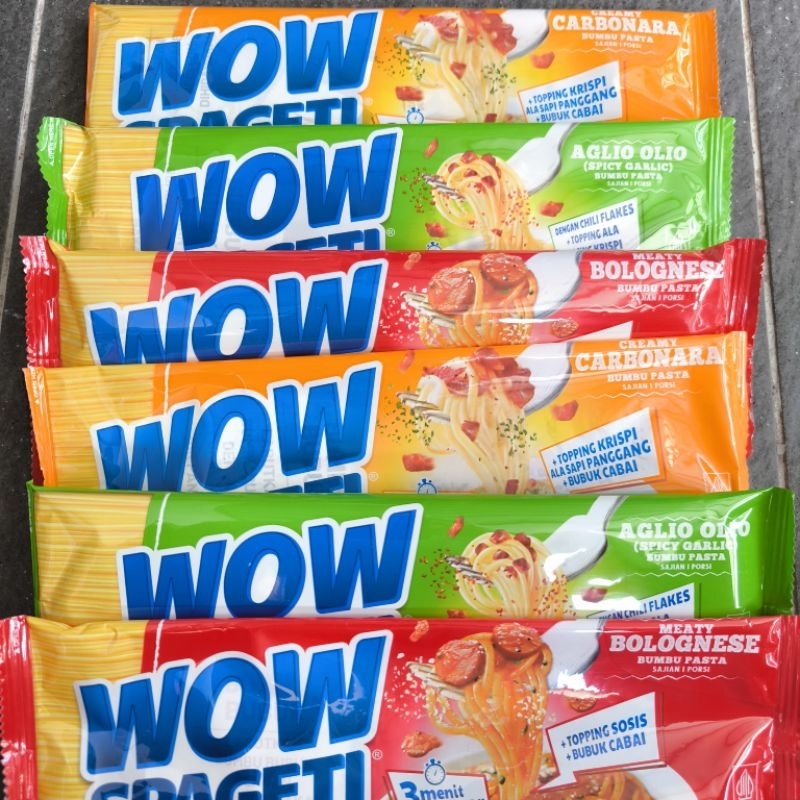 1 PCS WOW SPAGHETTI HALAL INSTANT 88GRAM (TIADA FREE) | Shopee Malaysia