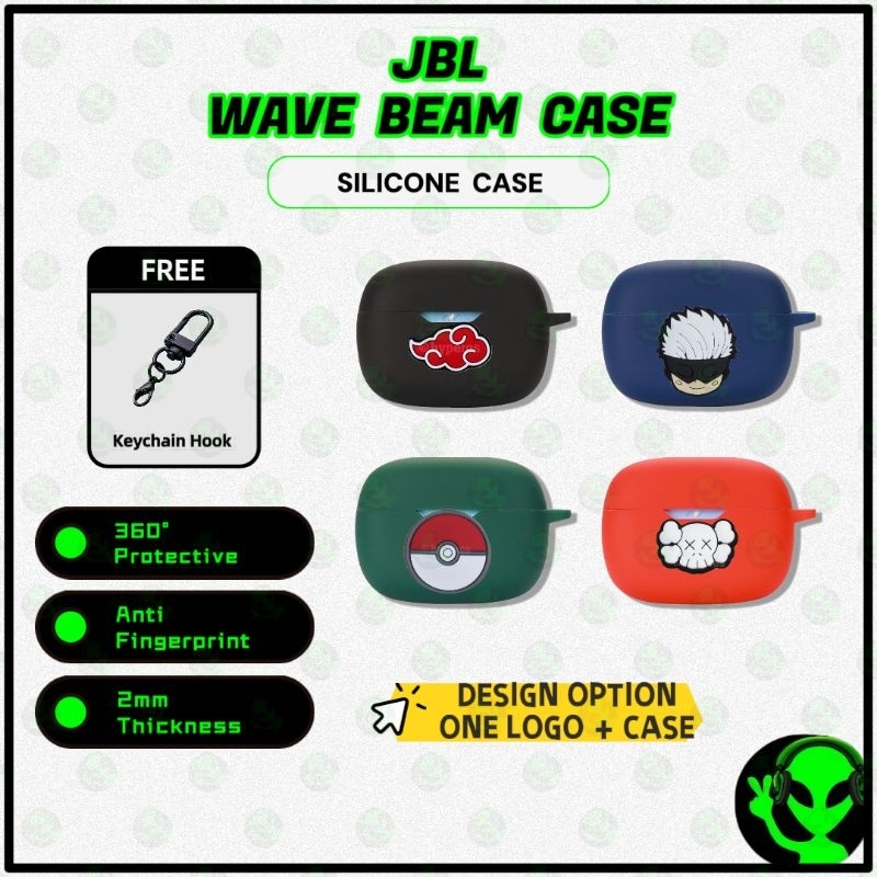 JBL WAVE BEAM Case Wireless Earbud Case Shell Protective Soft Silicone ...
