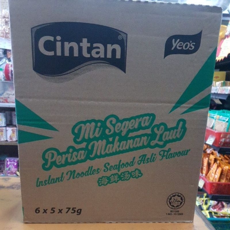 Cintan Seafood Mi Segera 6x5x75g | Shopee Malaysia