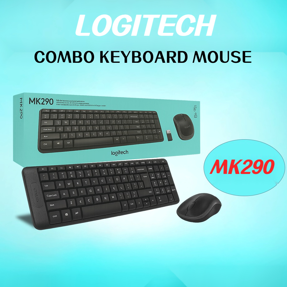 LOGITEC Wireless Combo Keyboard MK290 | Shopee Malaysia