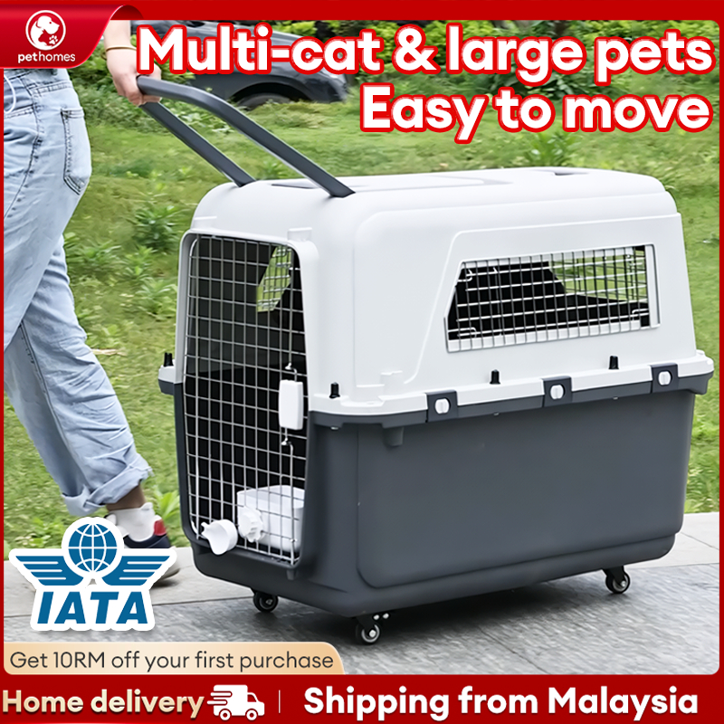 Pet Carrier Travel Breathable Crates Airline Approved IATA Certified ...