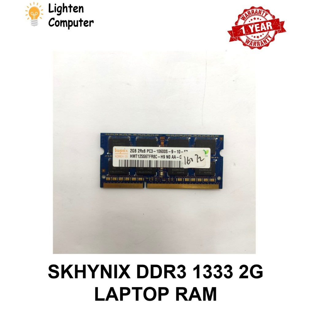 【USED】 SK HYNIX DDR3 1333Mhz 2GB / 4GB | PC3 10600 | LAPTOP RAM | SODIMM RAM | Shopee Malaysia