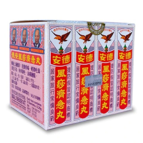 德安风痧济急丸Teck Aun Chi Kit Pills 12‘s (Pil Chi Kit Teck Aun)(Exp 09/2030 ...