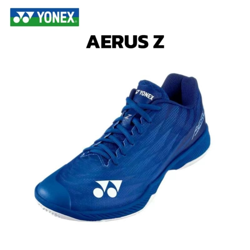 YONEX POWER CUSHION AERUS Z / X NAVY BLUE BADMINTON SHOE (Original 100% ...
