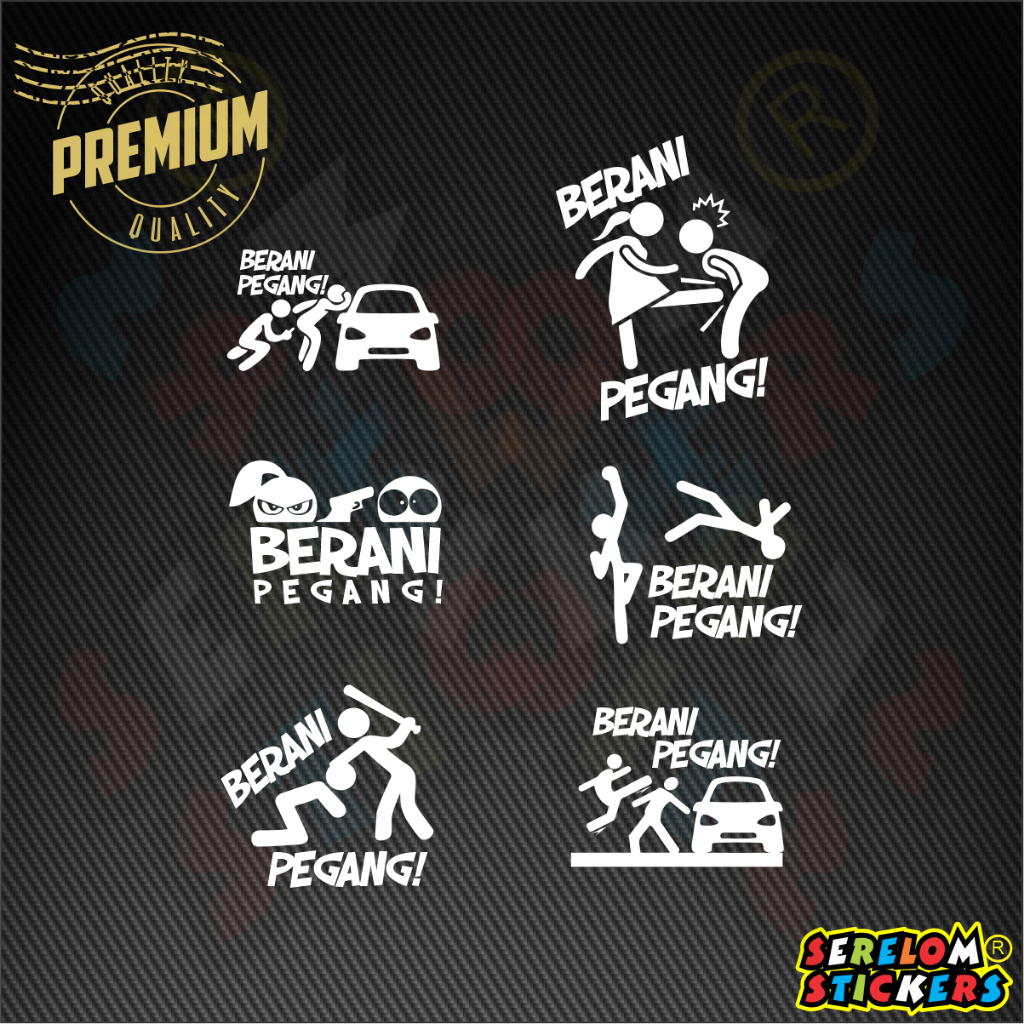 Sticker Kereta Helmet Motor Box Accessories Vinyl Waterproof Warning ...