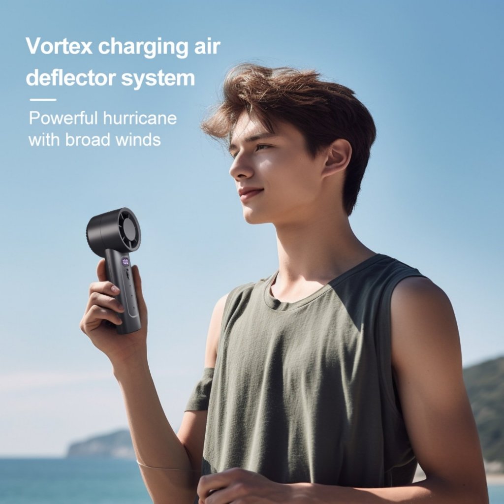 M11 handheld Fan high speed Turbo Mini Fan Rechargeable UBS roller ...