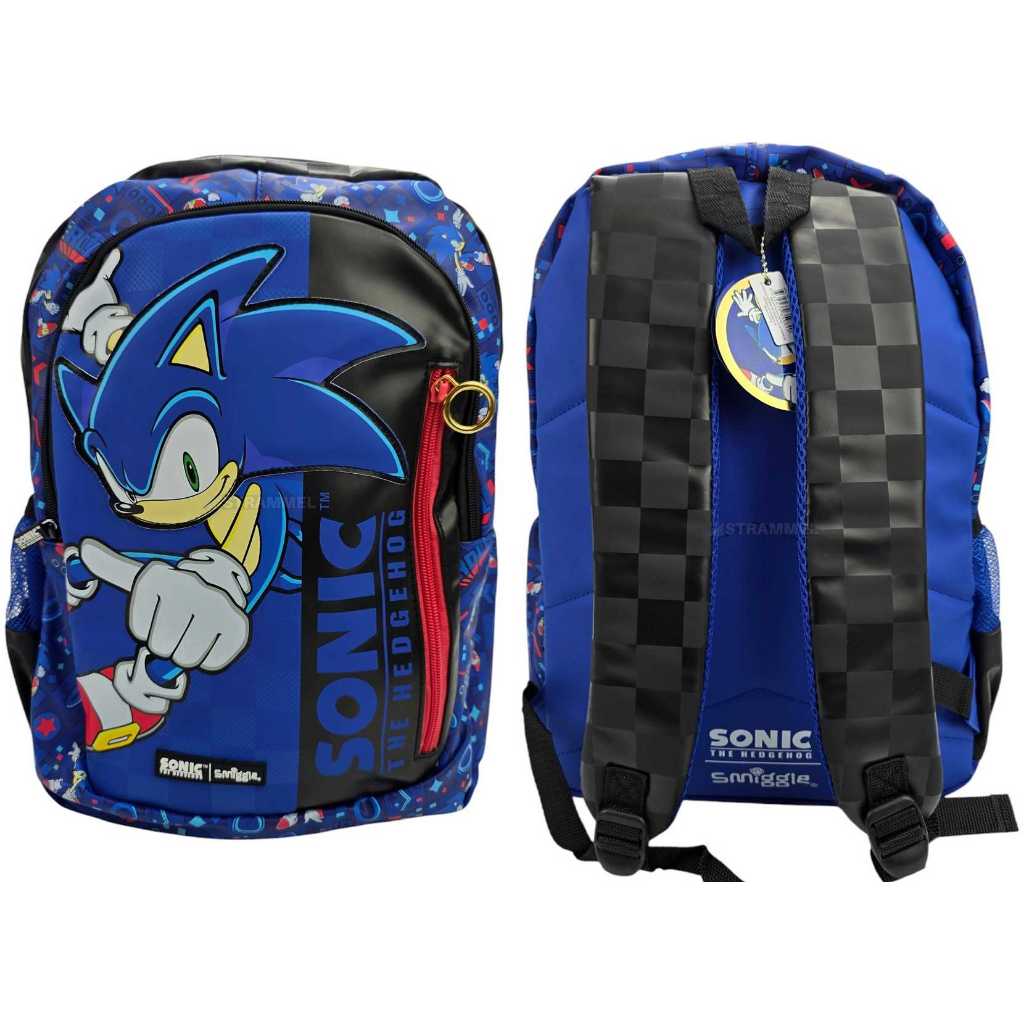 [100% Authentic] Smiggle Sonic The Hedgehog Classic Kids Backpack Bag ...