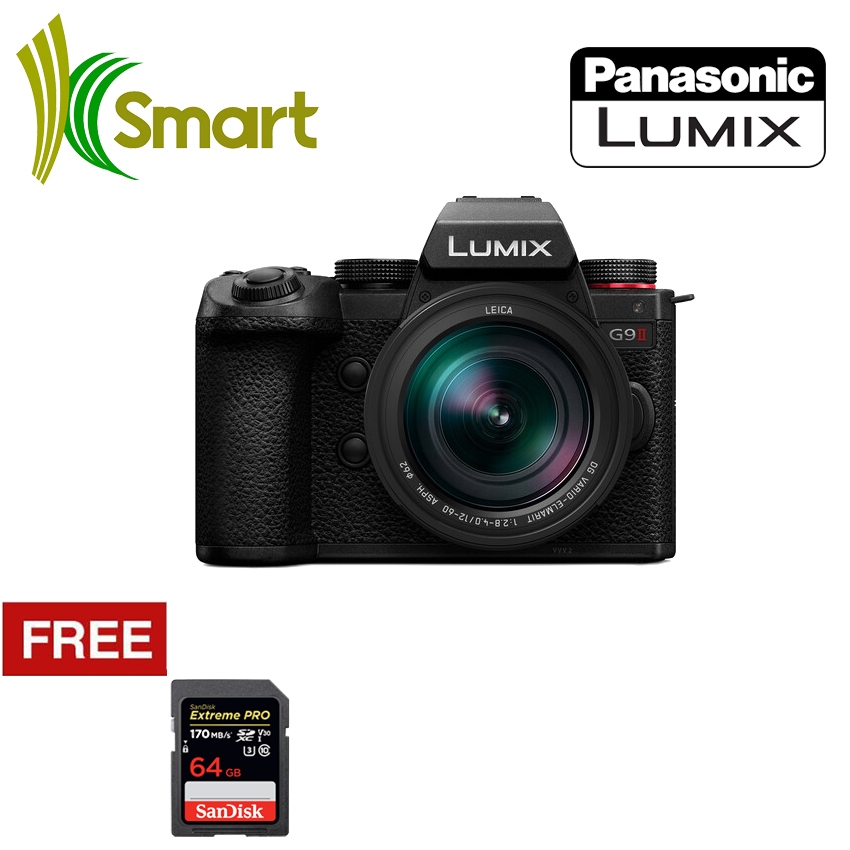 Panasonic Lumix G9 II Mirrorless Camera with 12-60mm f/2.8-4 Lens (Panasonic Malaysia Warranty ...