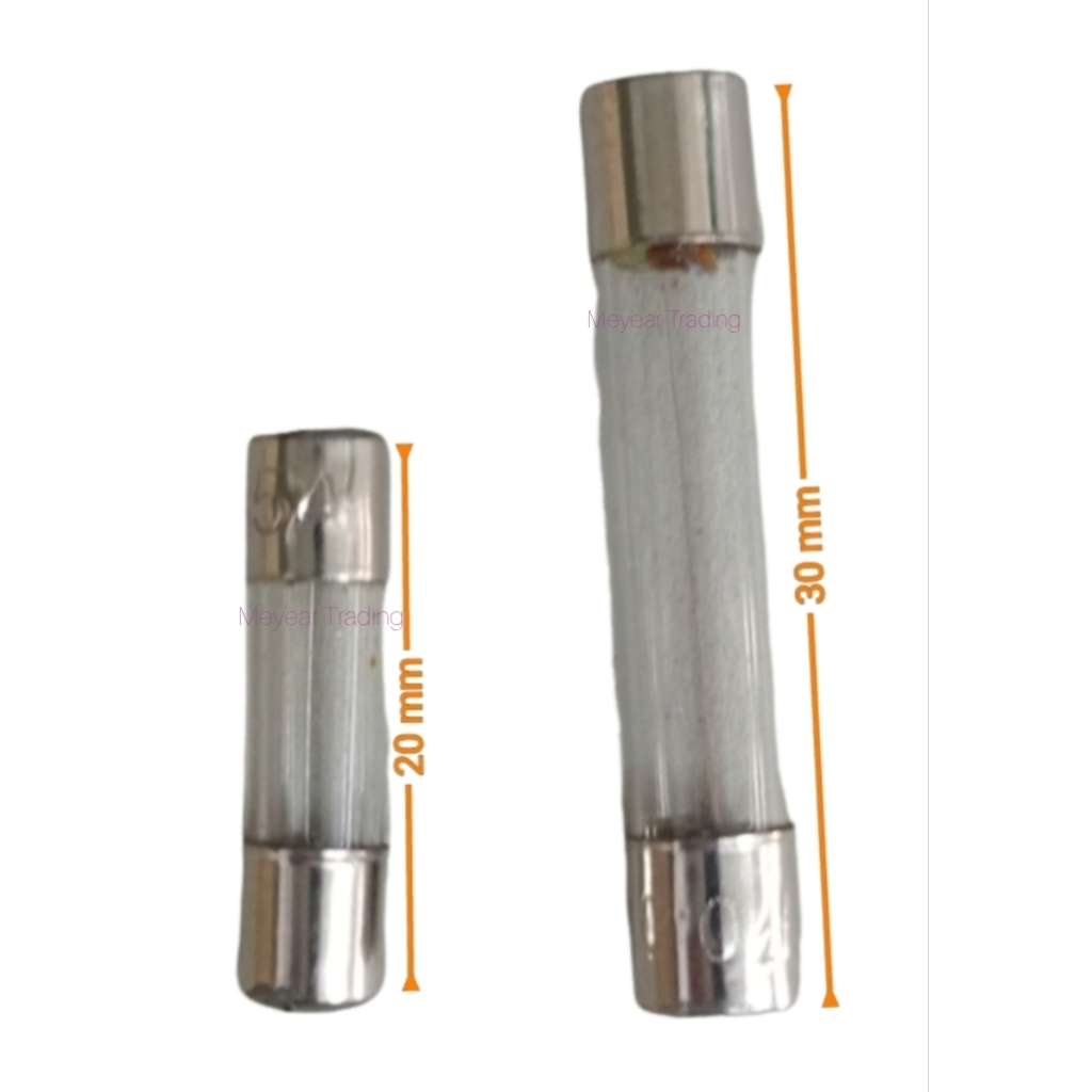 FAST BLOW GLASS FUSE (5X20MM / 6X30MM) | Shopee Malaysia