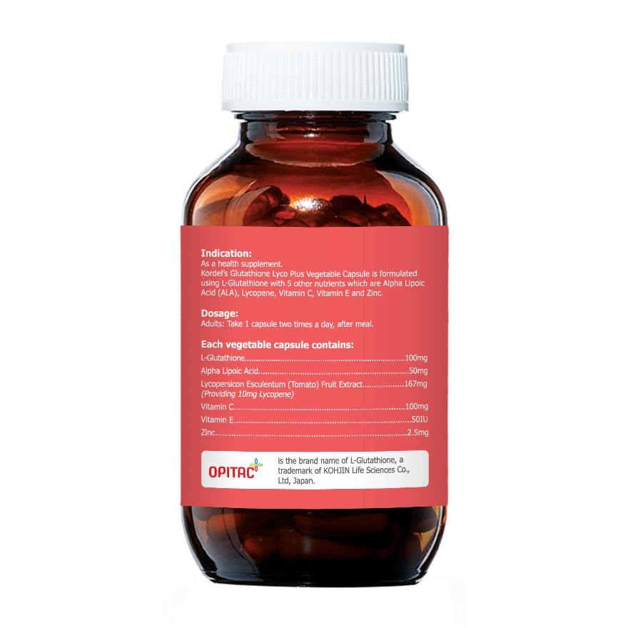 Kordel's Glutathione Lyco Plus 60's+30's | Shopee Malaysia