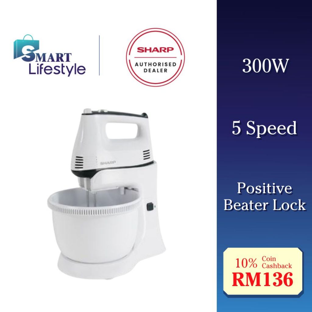 Sharp 300W Stand Mixer EMS60WH / Morgan 400W Stand Mixer MSM-NC400HM ...