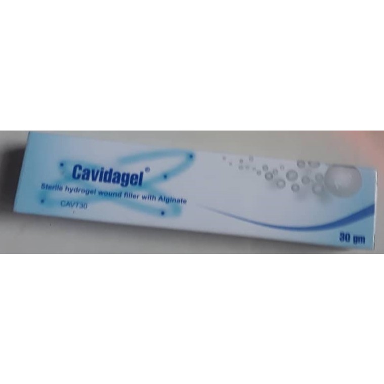 CAVIDAGEL Sterile Hydrogel Wound Filler With Alginate(30g) | Shopee ...