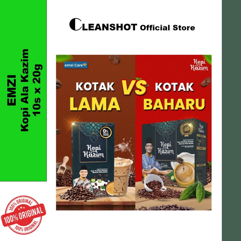 PROMO 4 KOTAK KOPI ALA KAZIM NEW BOX 10s x 20g | Shopee Malaysia