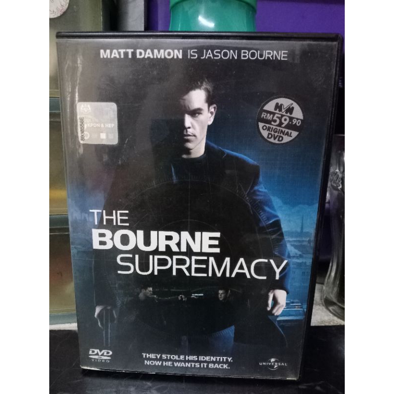 DVD Matt Damon - The Bourne Supremacy Original DVD | Shopee Malaysia