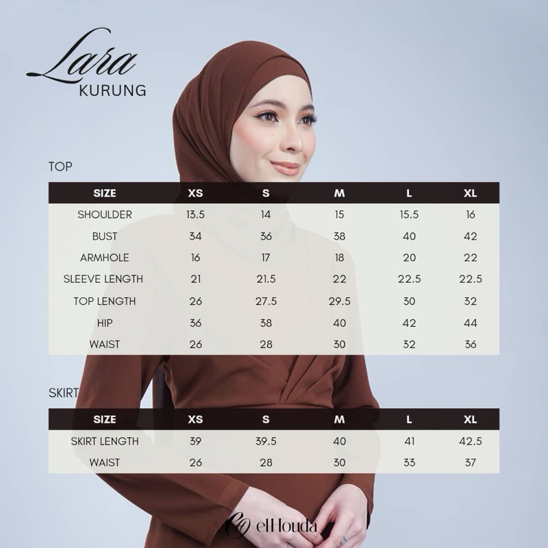 LARA KURUNG (FREE SHAWL) | Shopee Malaysia