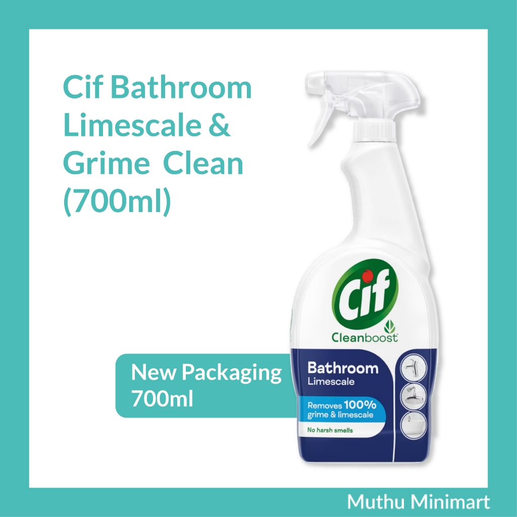 CIF | Power Shine Toilet Bathroom Cleaner Spray Sink Grout Clean ...
