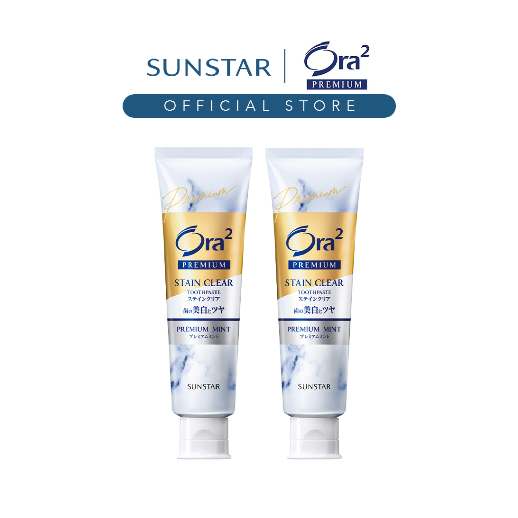 [Twin Pack] Ora2 Premium Stain Clear Toothpaste | Shopee Malaysia