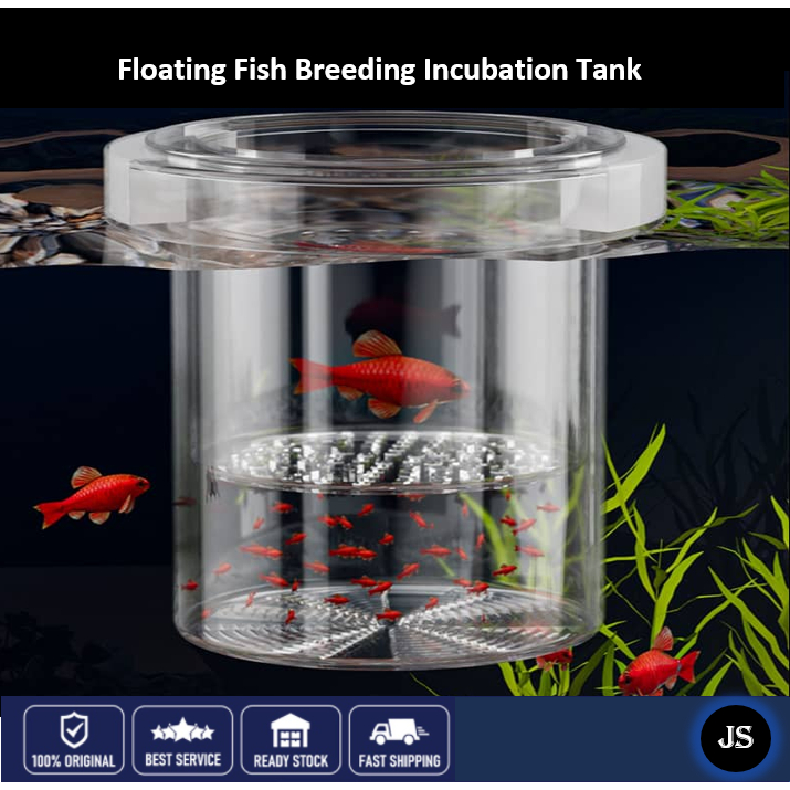 🔥Floating Fish Breeding Tank🔥Self-Floating Fry Box Aquarium Easy ...