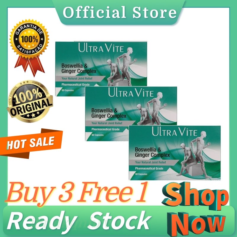 Ultravite Boswellia & Ginger Complex Capsules 60s - For knee pain, joint relief | Shopee Malaysia