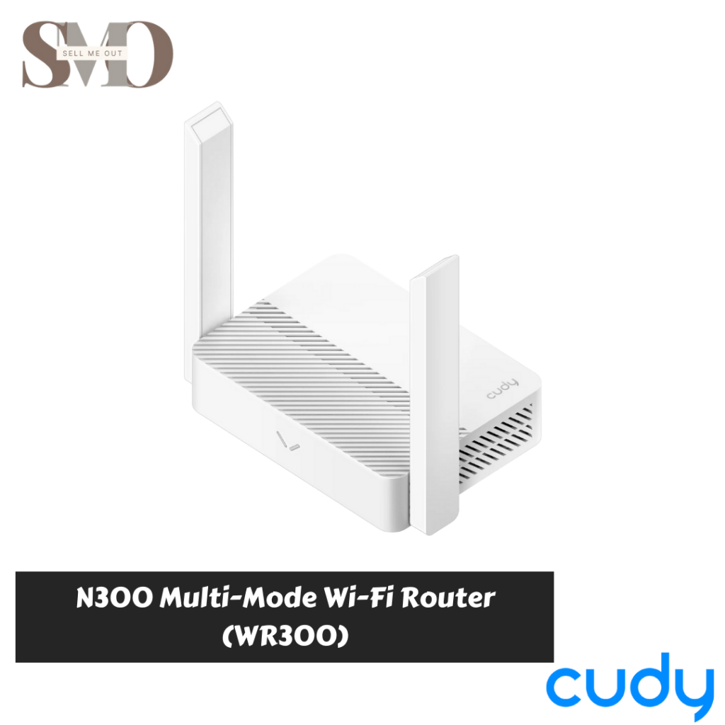 Cudy N300 Multi-Mode Wi-Fi Router (WR300) | Shopee Malaysia