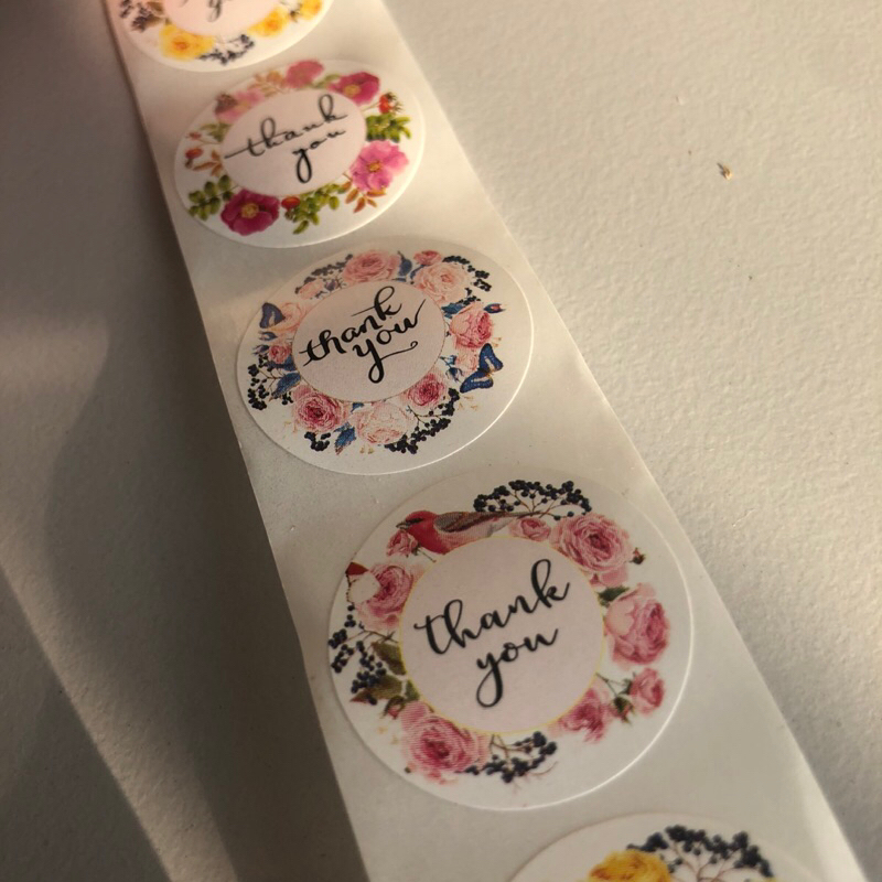 thank you sticker @ sticker Terima kasih | Shopee Malaysia