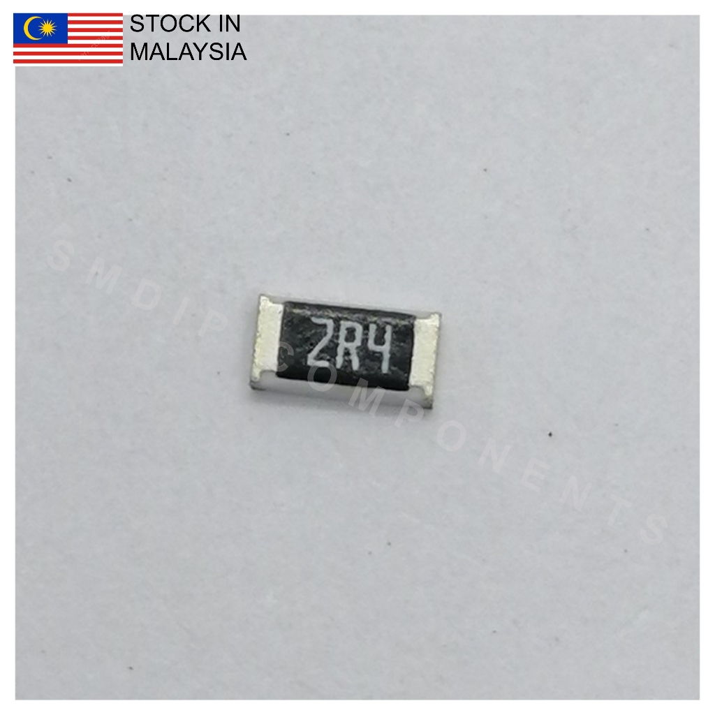 10 PCS 2.4R ±1%, 0603 SMD Resistor (2R4) | Shopee Malaysia